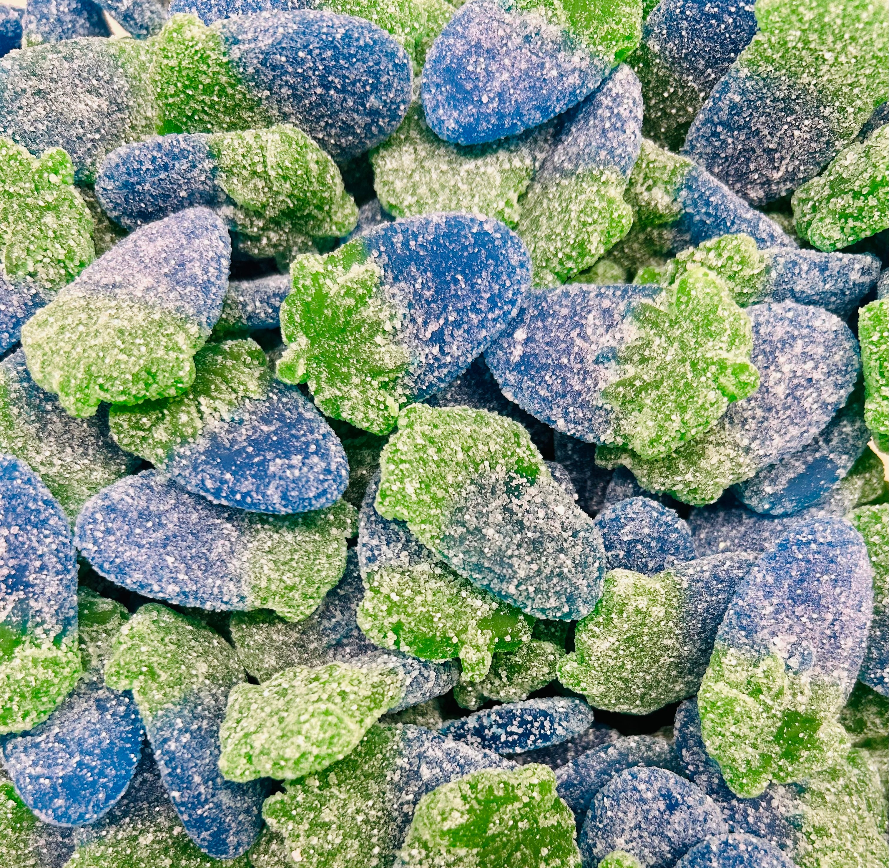 Fizzy Blue Raspberries (UK) 150g - Tangy Electric Blue Candy – Taste of ...
